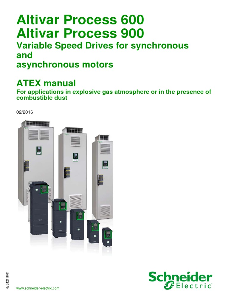 Atv600 Atv900 Atex Manual Nve42416 01 | PDF | Safety | Electrical Wiring