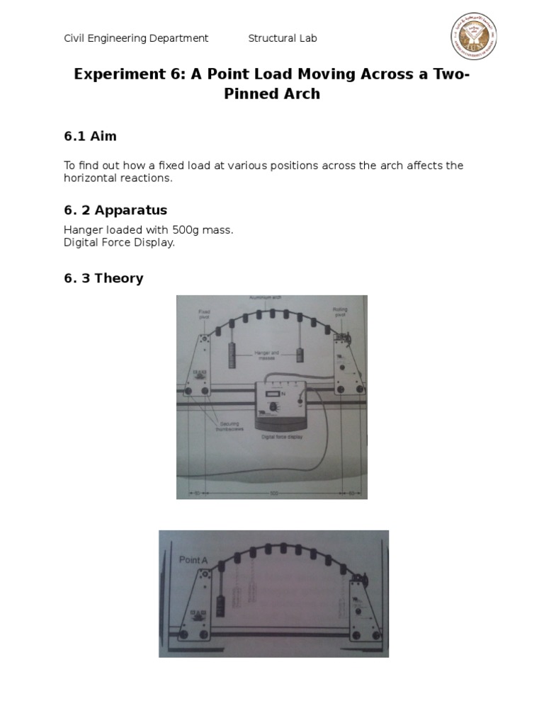 Two Pinned Arch | PDF