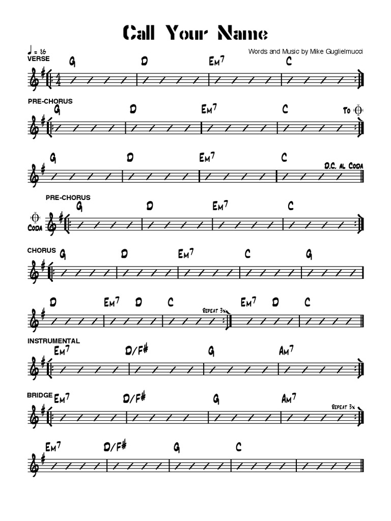 CYN Chart | PDF | Song Structure | Musical Forms