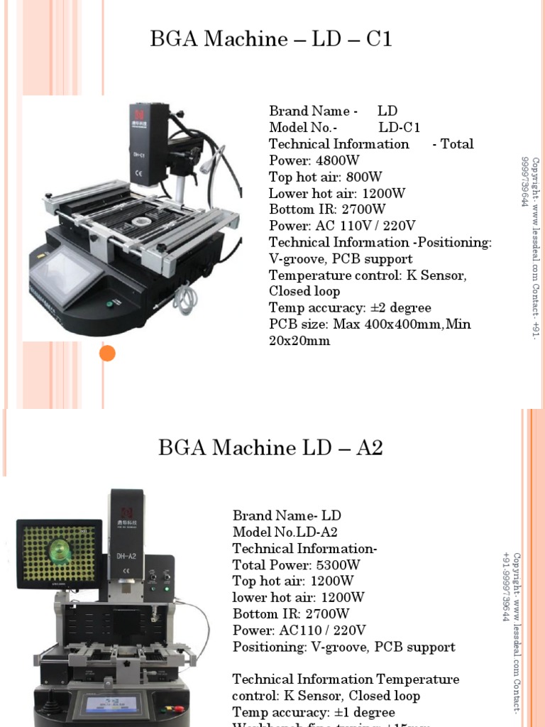 BGA Machines | PDF | Electronic Engineering | Electronics