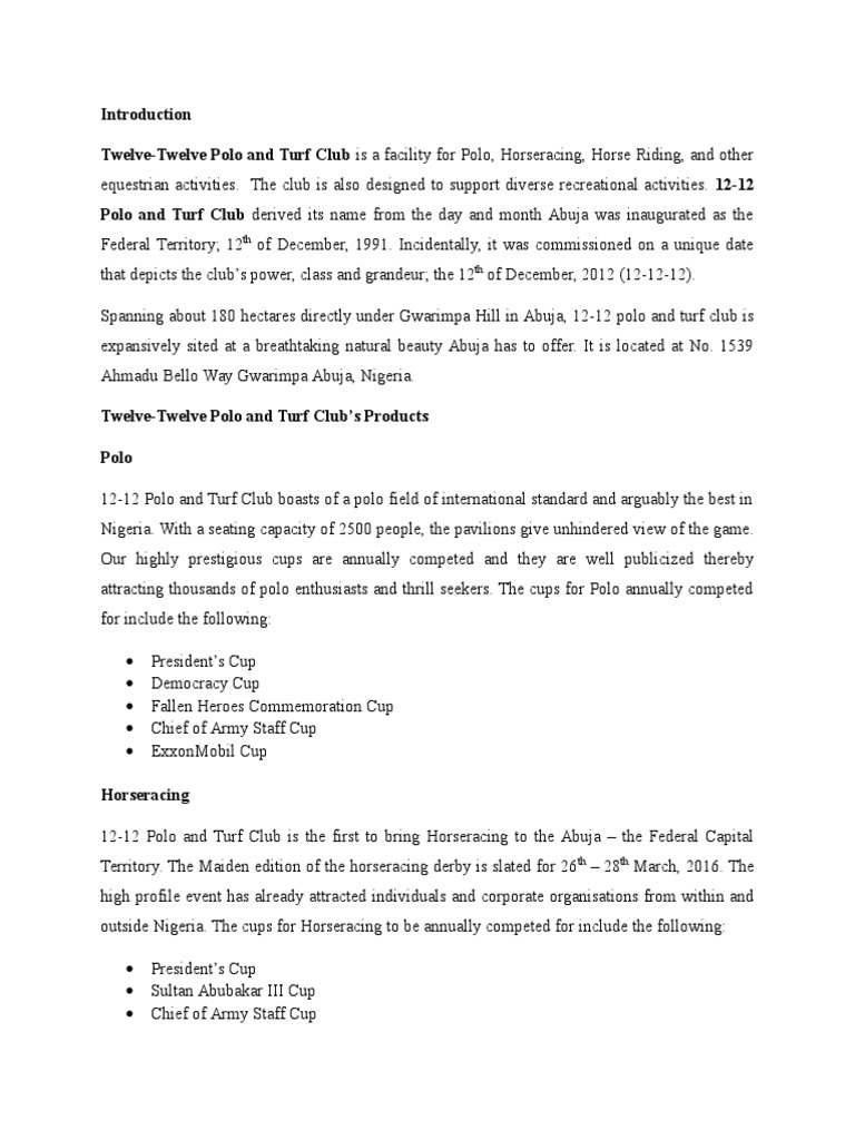 Coca Cola Sponsorship | PDF | Horse Racing | Sponsor (Commercial)