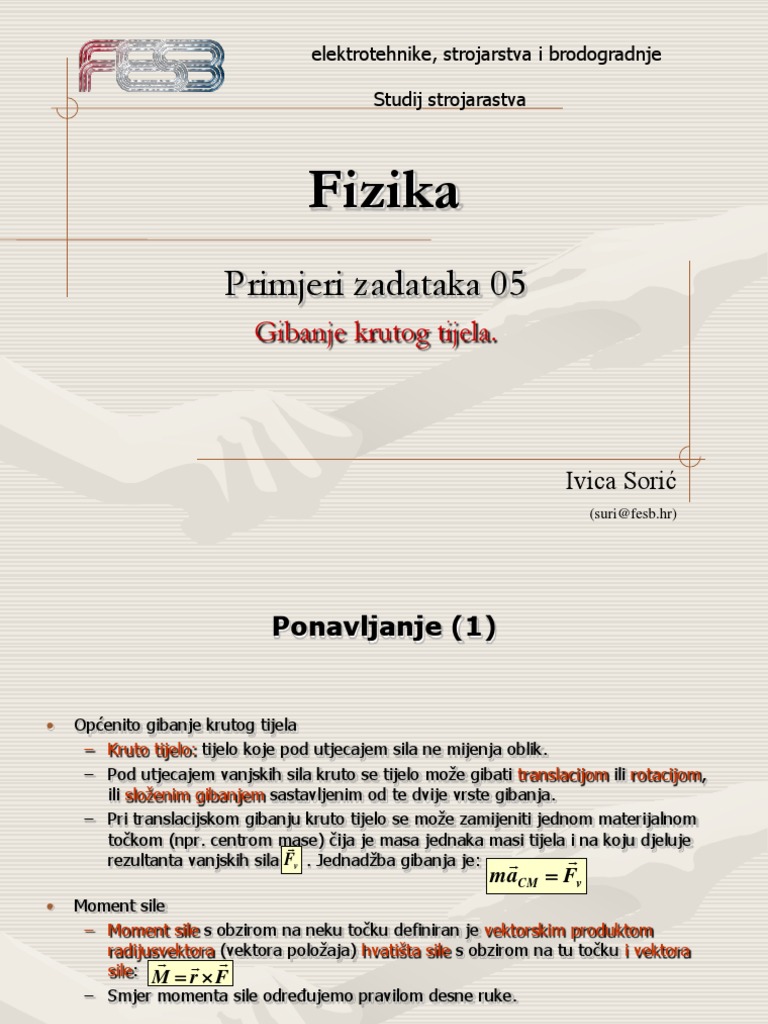 Primjeri Zadataka 05 PDF | PDF