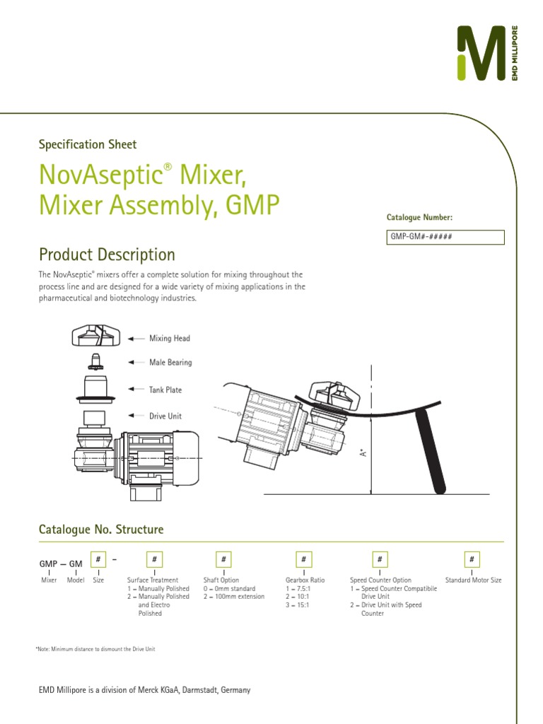 Datasheet GMP Assembly en | PDF | Mechanical Engineering | Manufactured ...