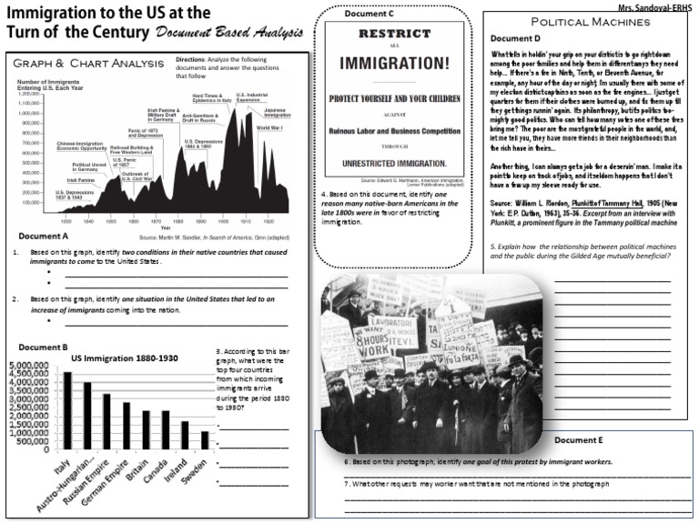 Immigration DBQ | PDF | Immigration