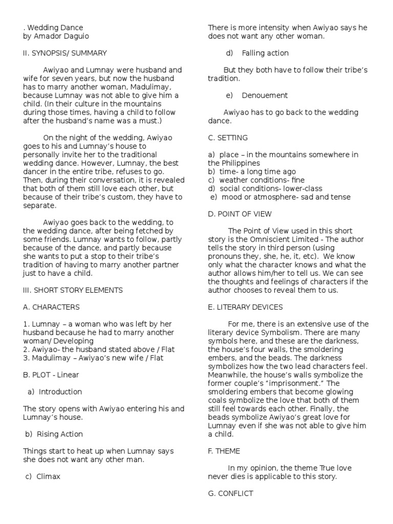 Wedding Dance | PDF | Narration