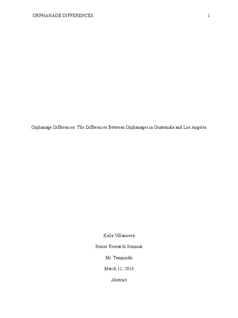 Final Srs Project | PDF | Orphanage | Citation
