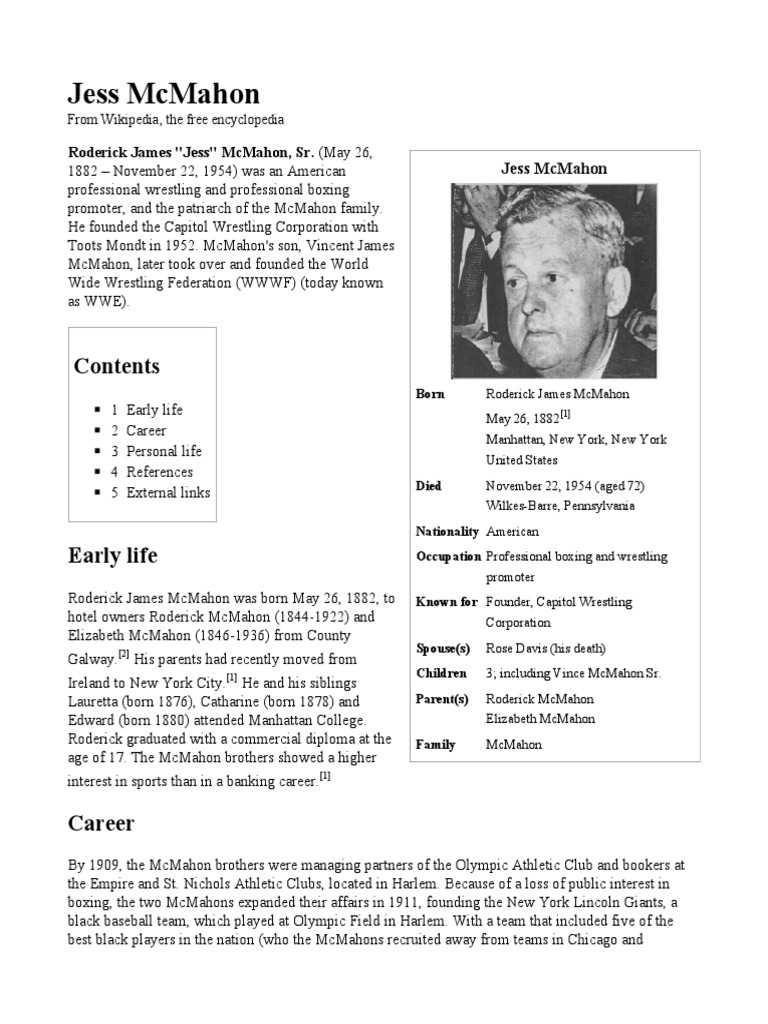 Jess Mcmahon | Sports Entertainment | Sports