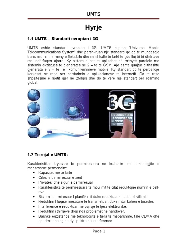 UMTS | PDF