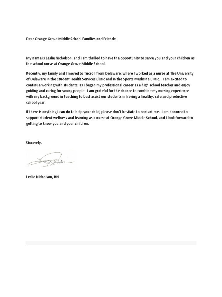 Leslie Nicholson Introduction | PDF