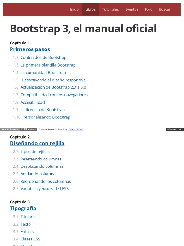 Librosweb Es Libro Bootstrap 3 Capitulo5 PDF | PDF | HTML | Hipervínculo