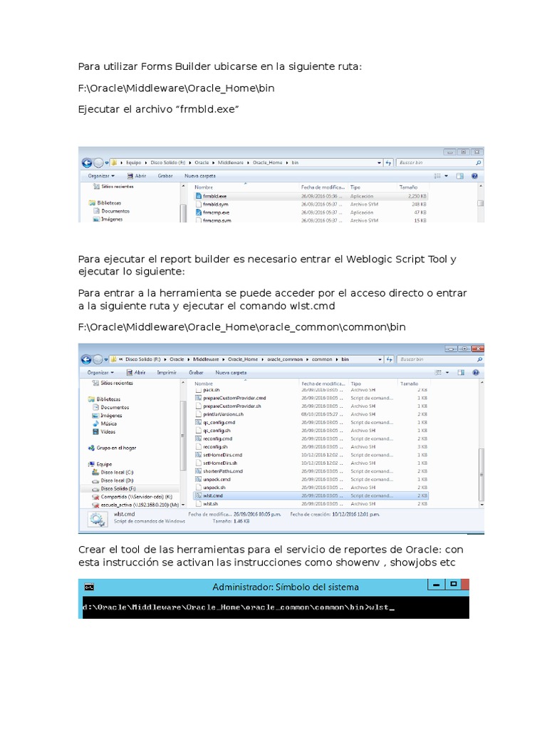 05 Configurar Forms Reports Builder | PDF | Áreas de informática ...