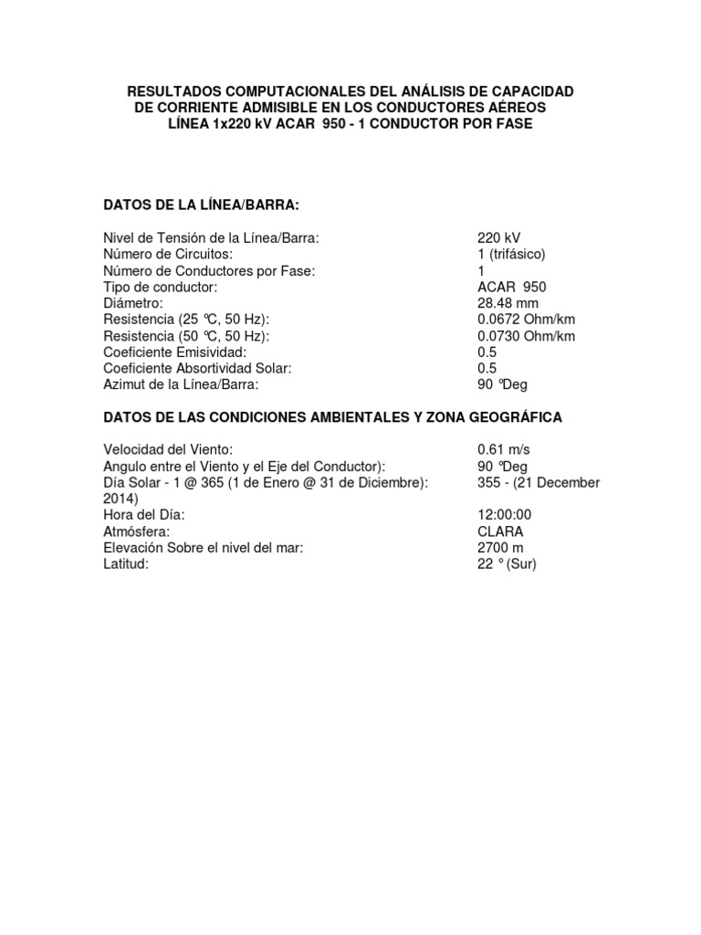 Calculo de Corriente Termica Admisible | PDF | Geografía Física ...