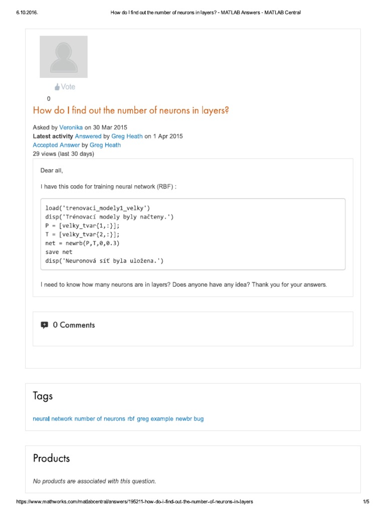 How Do I Find Out The Number of Neurons.. | PDF | Neuroscience