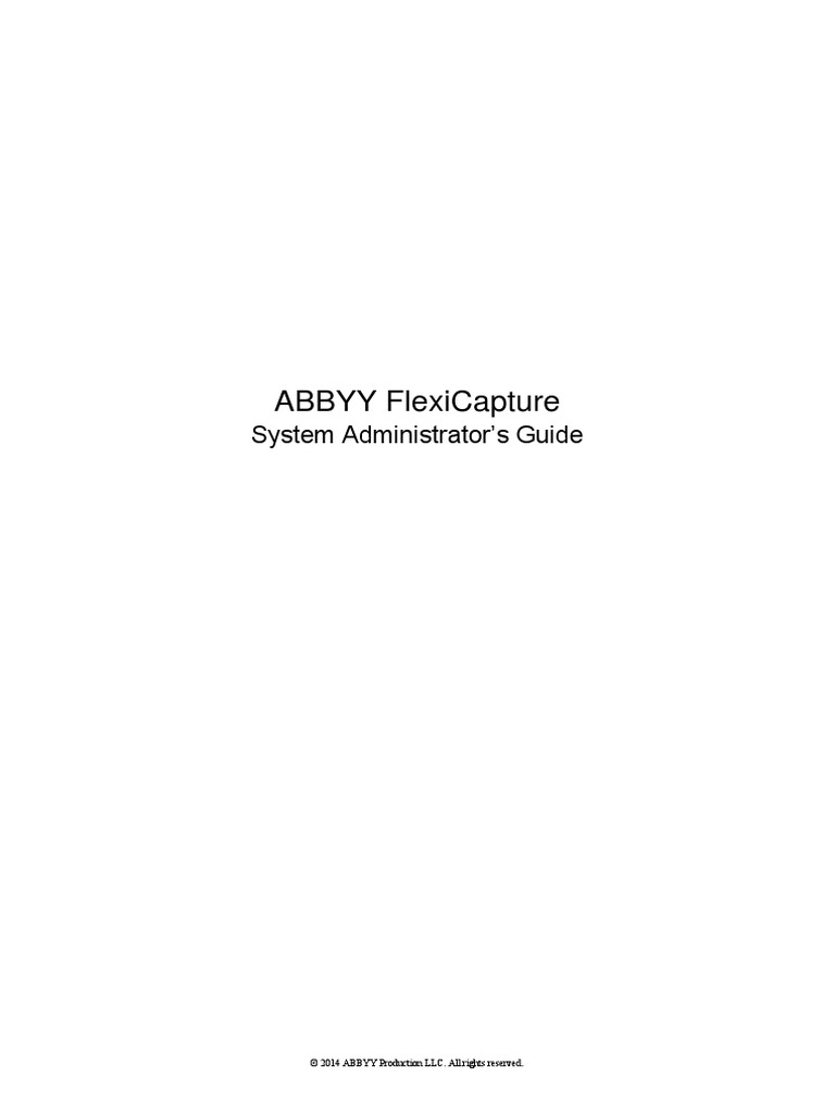 Flexicapture 11 Admin Guide | PDF | Internet Explorer | Microsoft ...