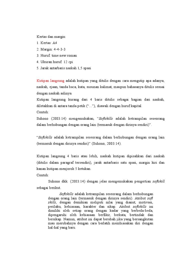 Contoh Kutipan | PDF