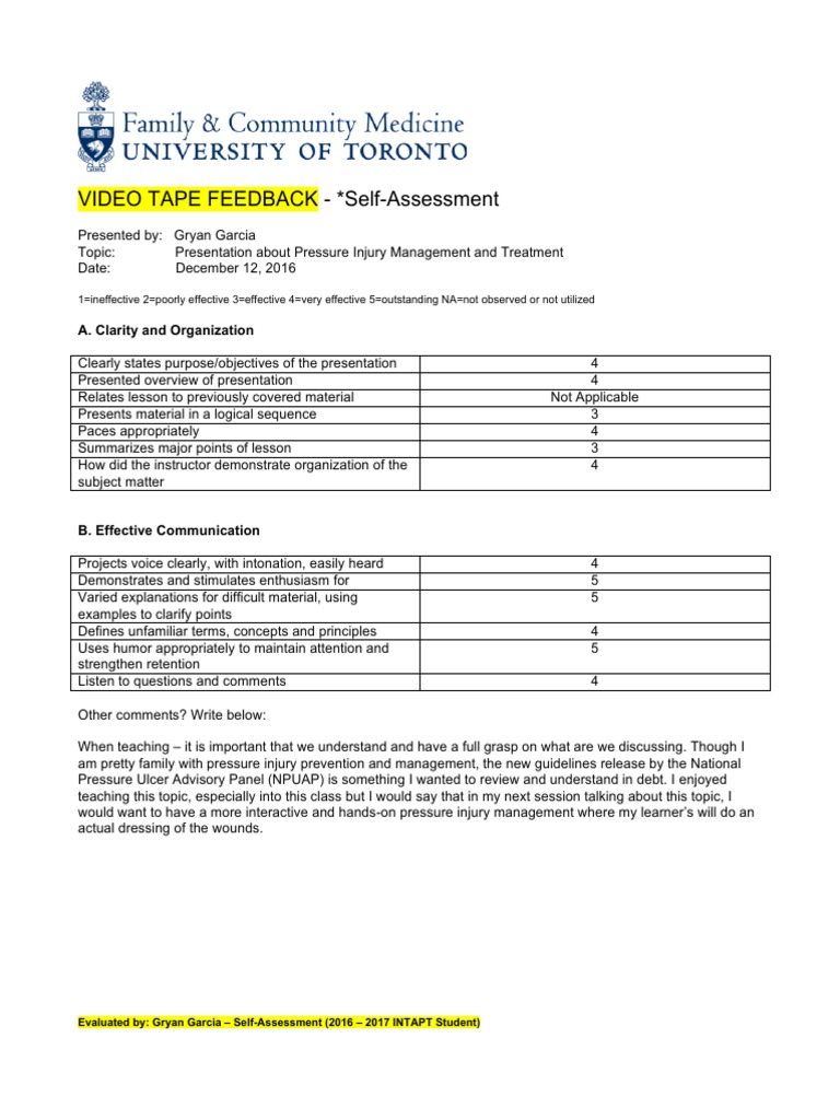 Gryan - Garcia.self Assessment | PDF | Career & Growth