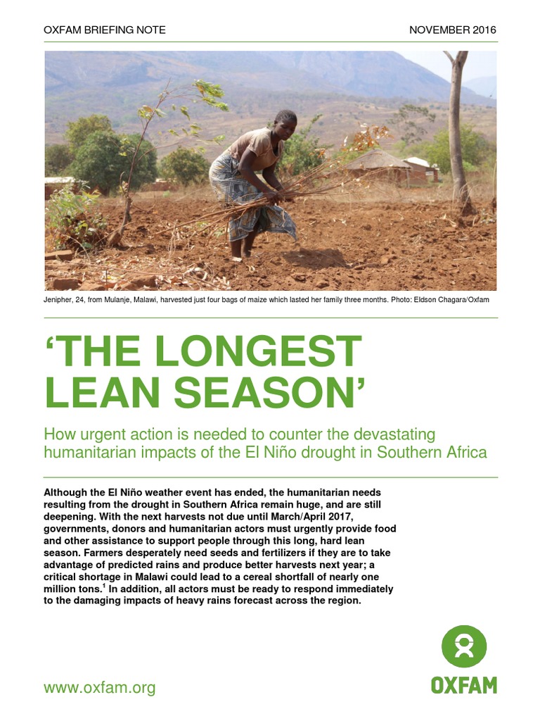 The Longest Lean Season': How Urgent Action Is Needed To Counter The ...