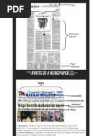 Parts of an Editorial Page Explained | PDF | Sports & Recreation
