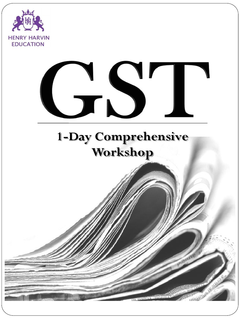 GST Training and Certification Program in India | PDF | Value Added Tax ...