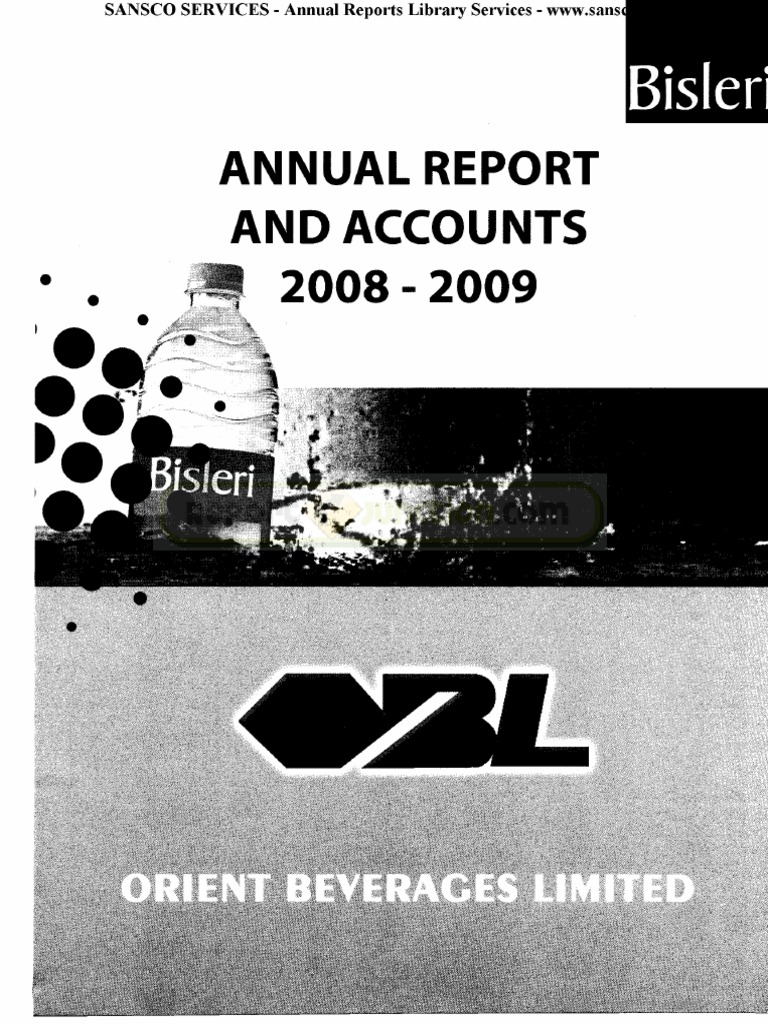 Orient Beverages LTD 2009 PDF | PDF | Financial Audit | Board Of Directors