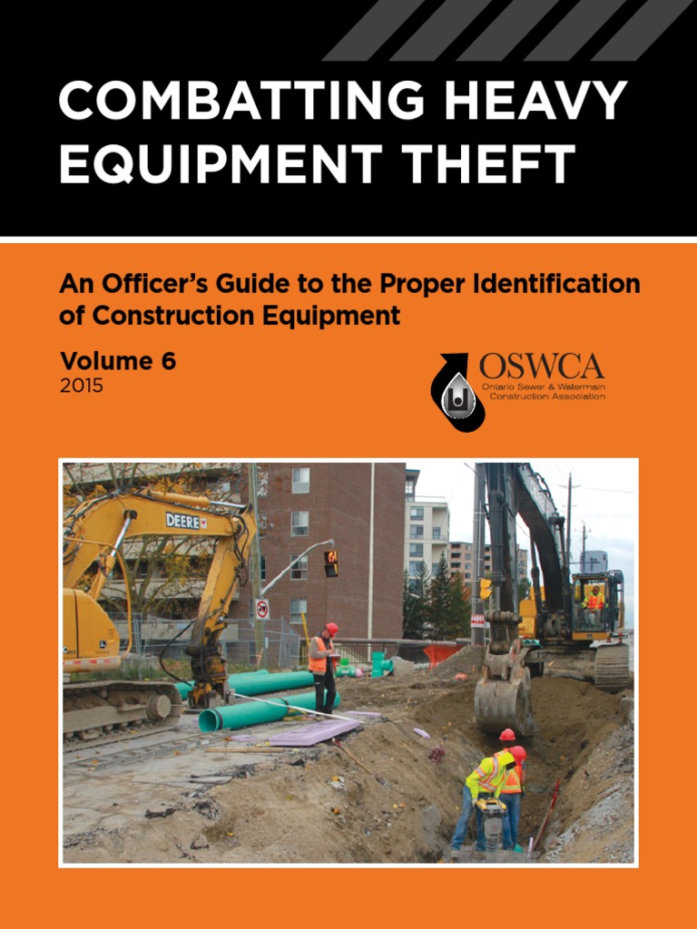 Combatting Heavy Equipment Theft | PDF | Loader (Equipment ...