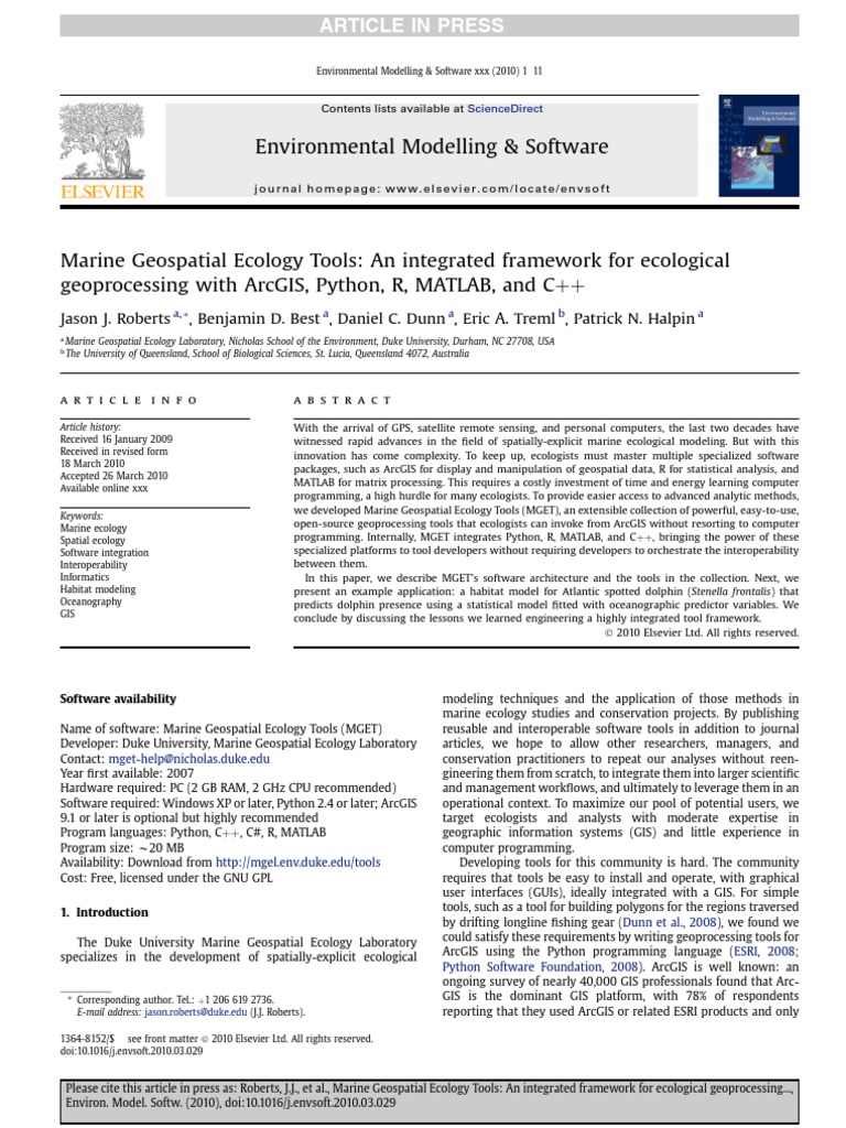 Ecology Tools | PDF | Component Object Model | Receiver Operating Characteristic