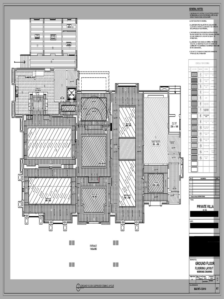 Flooring Working Drawing A1 007 - 009 PDF | PDF