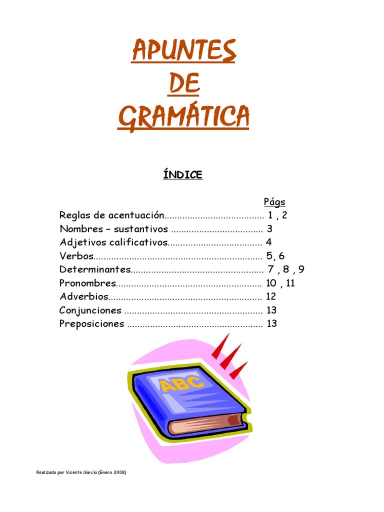 Apuntes de Gramatica 6 Primaria | PDF | Adverbio | Sustantivo