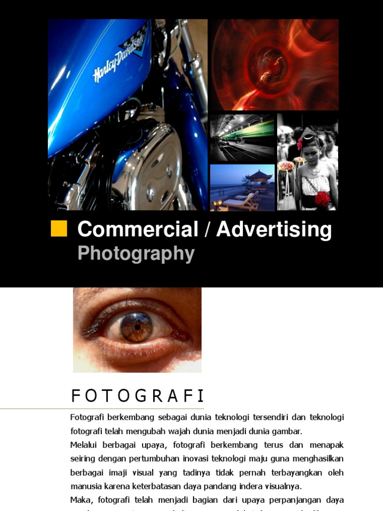 Commercial/Advertising Photography (Fotografi Iklan) | PDF | Seni