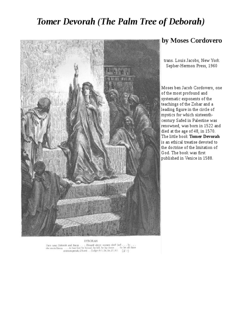 Palm Tree of Deborah | PDF | Good Works | Repentance