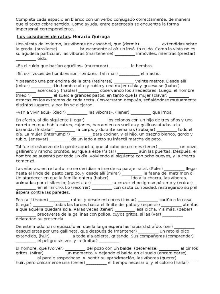 Continuidad Pedagógica - Los Cazadores de Ratas | PDF | Naturaleza