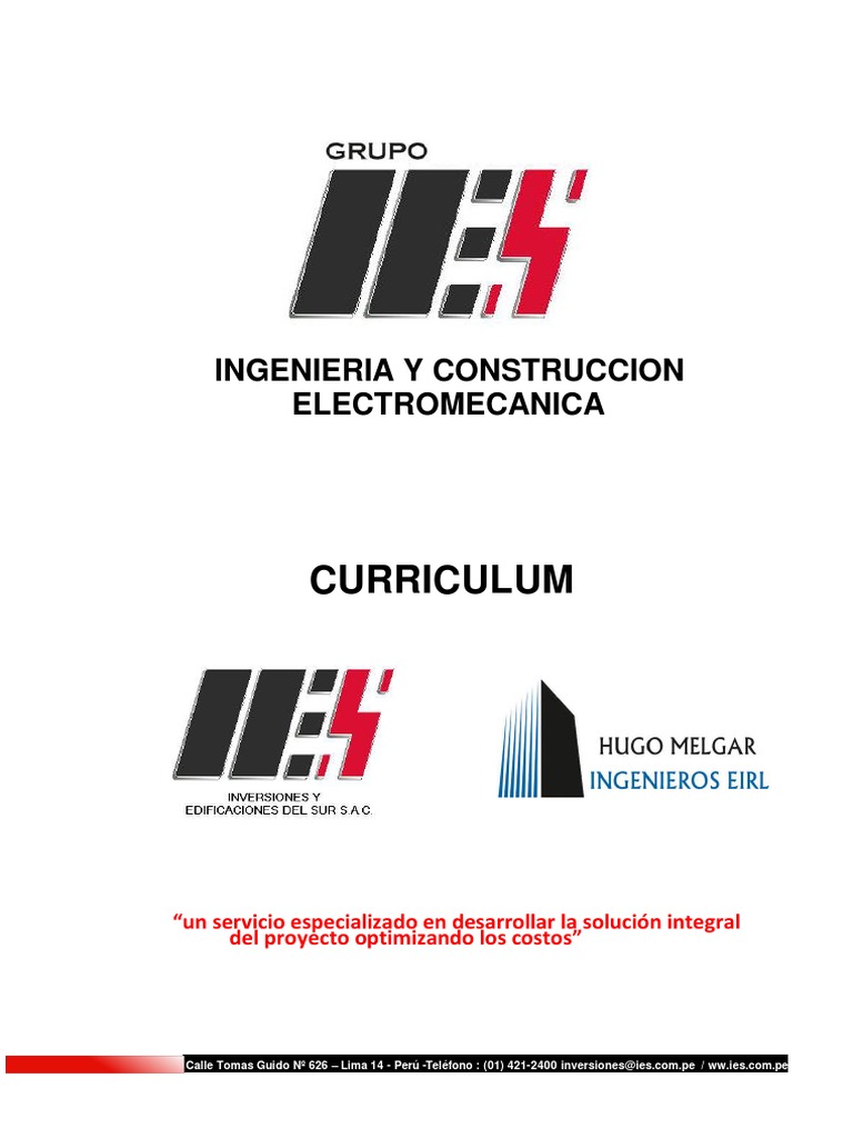 CV Grupo Ies | PDF | Lima | Perú