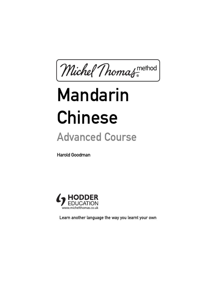 Advanced Mandarin Chinese | PDF | Tone (Linguistics) | Vocabulary