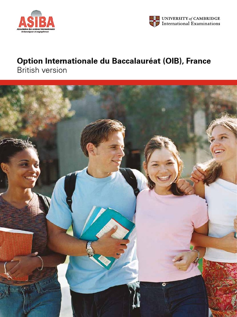 International Option of The French Baccalaureate Oib British Version ...