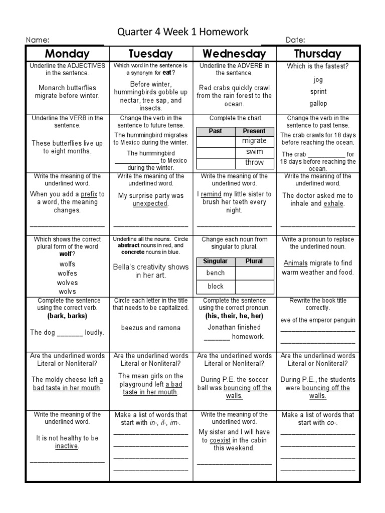 Homework w1 | PDF | Grammatical Number | Noun
