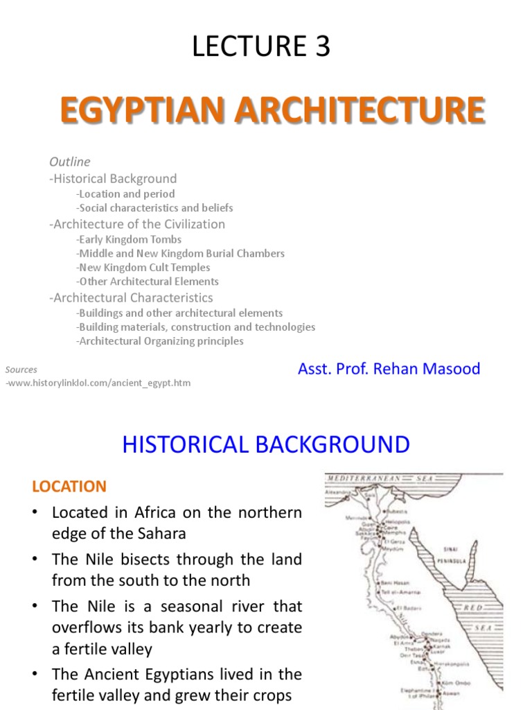Egyptian Architecture Overview | PDF | Ancient Egypt | Egyptian Pyramids