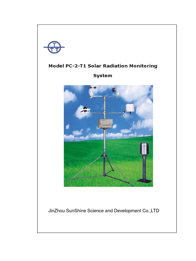 PC-2-T1 Solar Radiation Monitor Guide | PDF | Real Time Computing ...