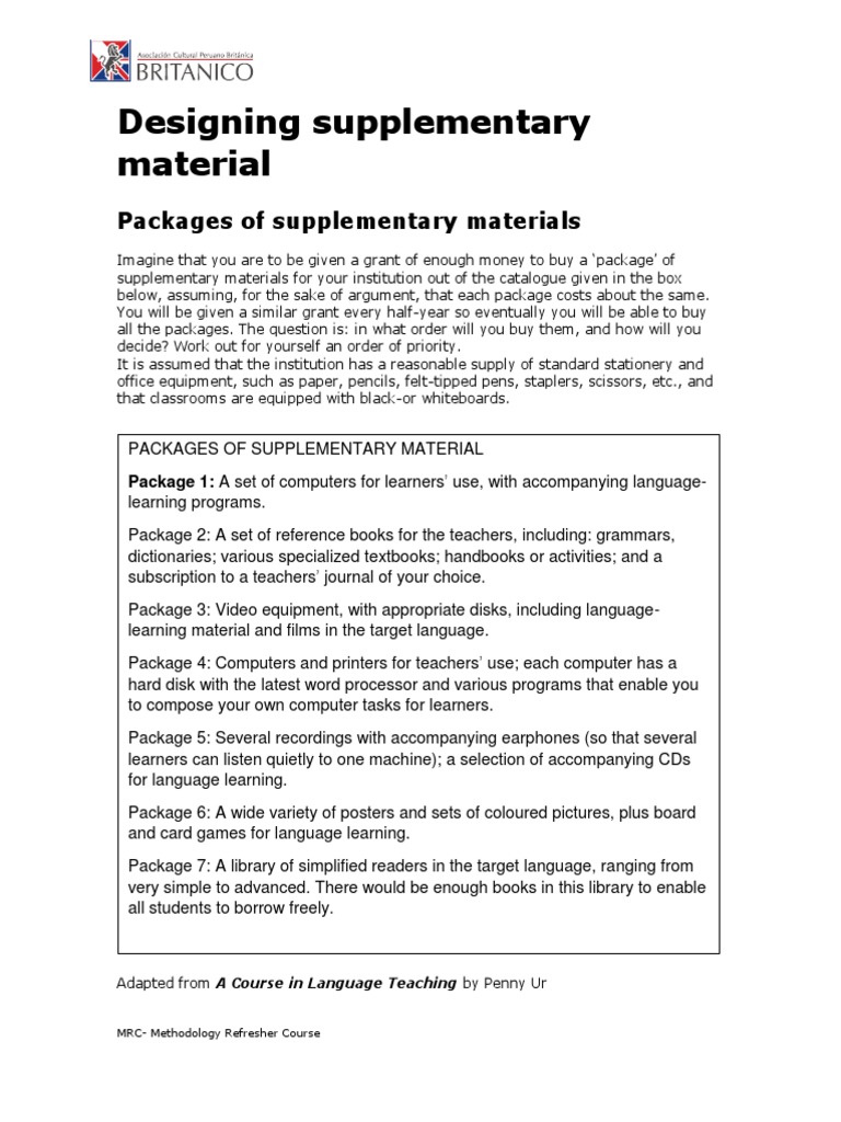 Supplementary Materials Purchase Guide | PDF