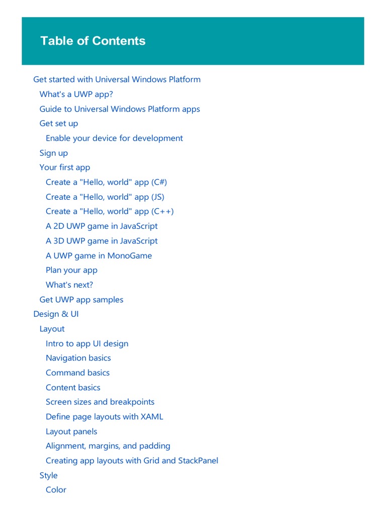 Windows 10 - UWP Development | PDF | Windows 10 | Microsoft Visual Studio