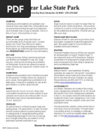 Cachuma Lake Detailed Map, Rules, and Regulations PDF | PDF | Campsite