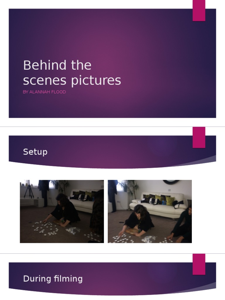 Behind The Scenes Picture | PDF
