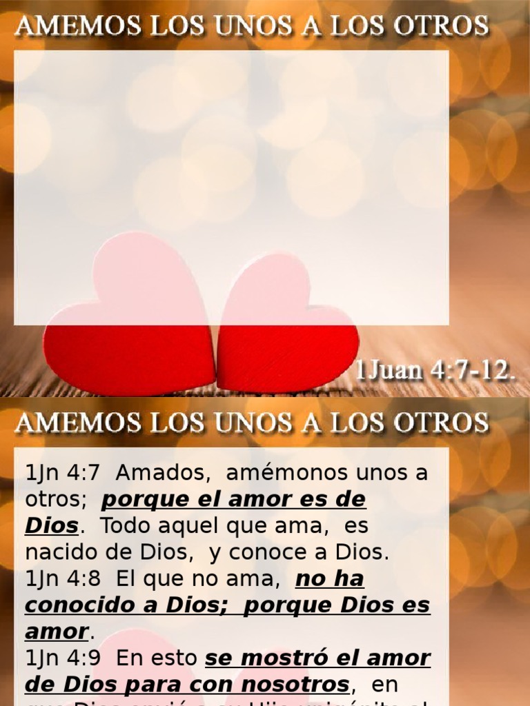 Amemonos Los Unos A Los Otros | PDF | Teología | Creencia religiosa y ...