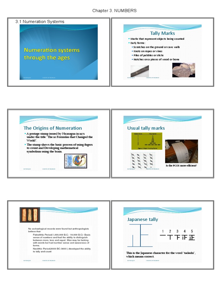 Numeration Systems Math 1 | PDF | Multiplication | Teaching Mathematics