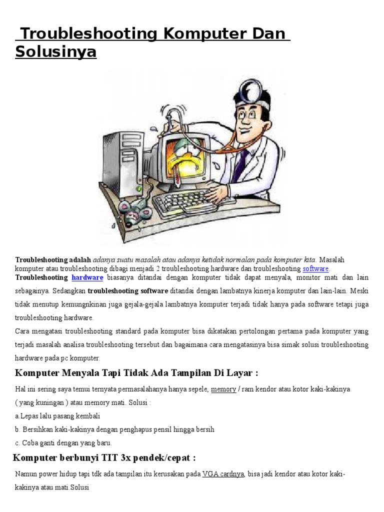 troubleshooting-komputer-dan-solusinya.ppt