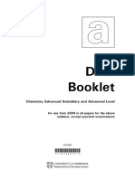 Data Booklet: Cambridge International Advanced Subsidiary and Advanced ...