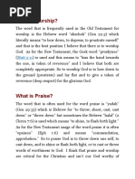 Seven Types of Biblical Praise | PDF | Psalms | Worship