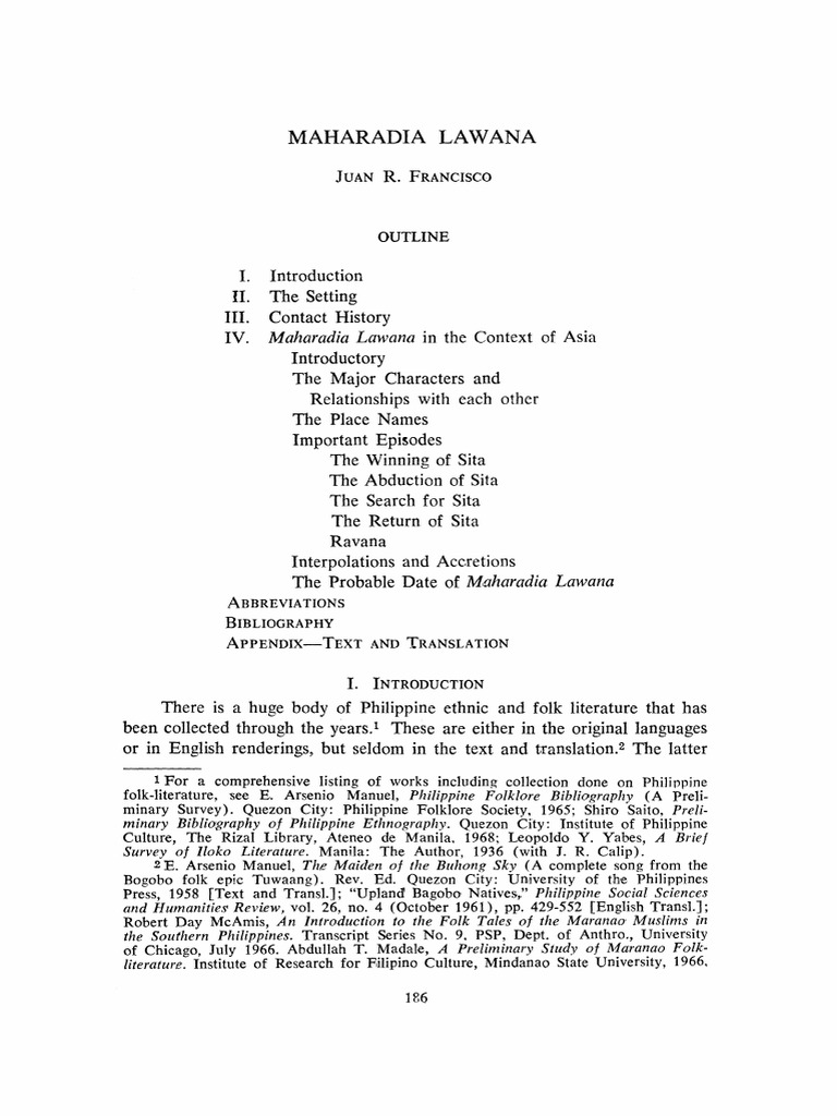 Maharadia Lawana: A Maranaw Epic | PDF | Rama | Sita