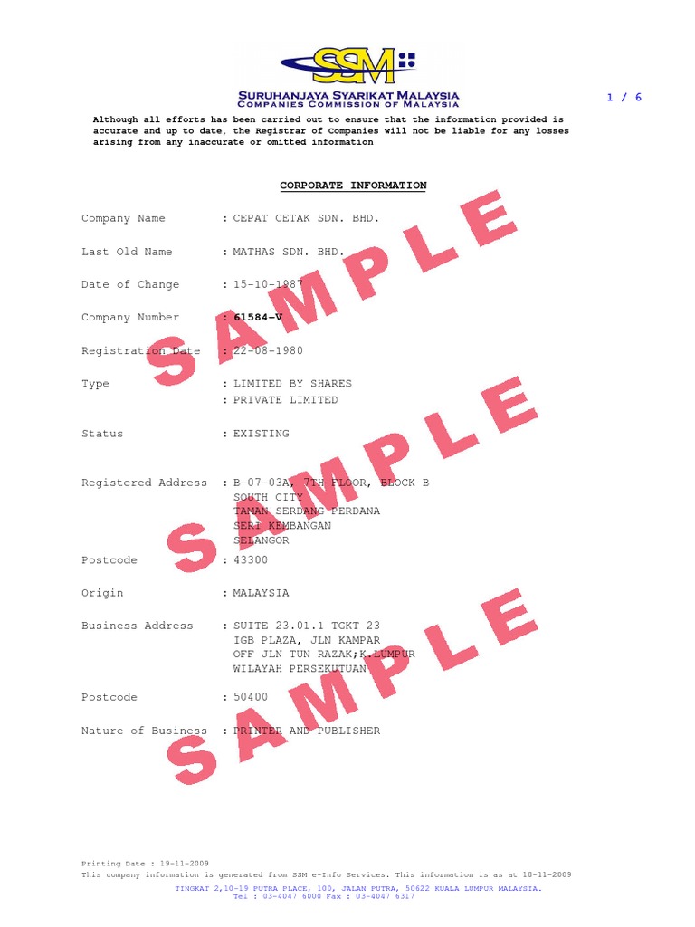 Sample Roc | PDF | Balance Sheet | Financial Accounting