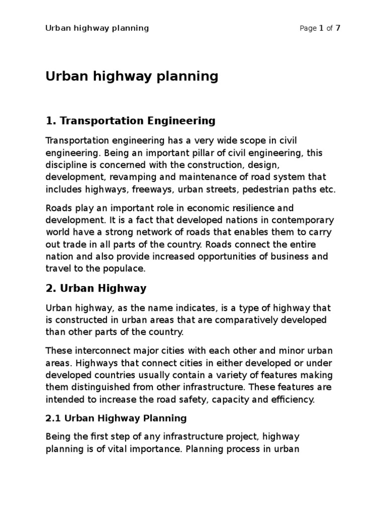 Urban Development | PDF | Highway | Construction Bidding
