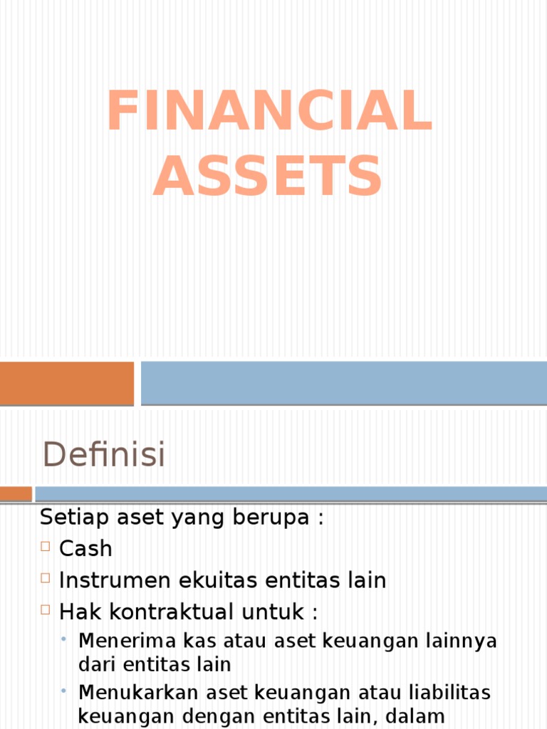 Aset Keuangan | PDF | Bisnis